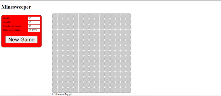 Simple Minesweeper Game In Javascript Free Source Code Sourcecodester 3322